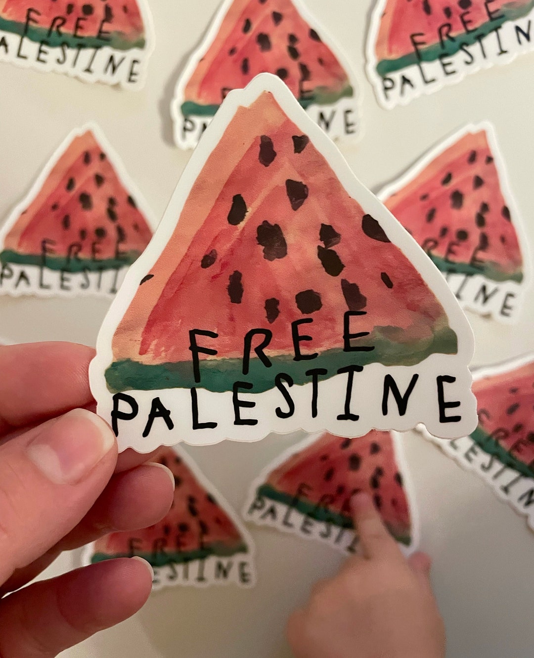 Free Palestine Watermelon Sticker - Etsy