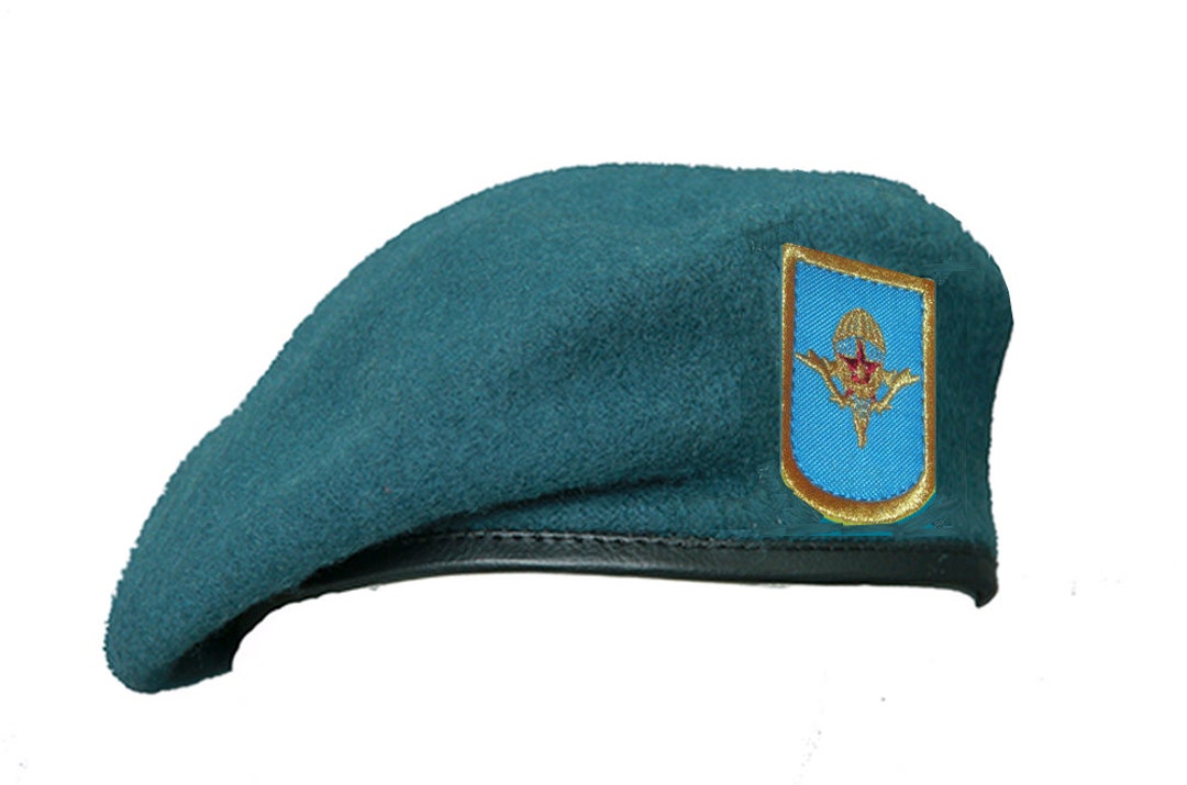 Kazakhstan VDV Airborne Blue Beret Hat - Etsy