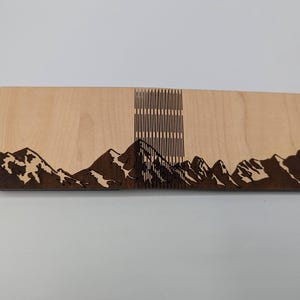 Mountain Themed Travel Cribbage Board - Etsy