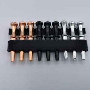 9 Metal Cribbage Pegs With Custom Holder - Etsy