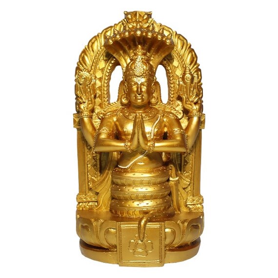 Golden Patanjali Statue 14 Inch Lord Patanjali Patanjali - Etsy