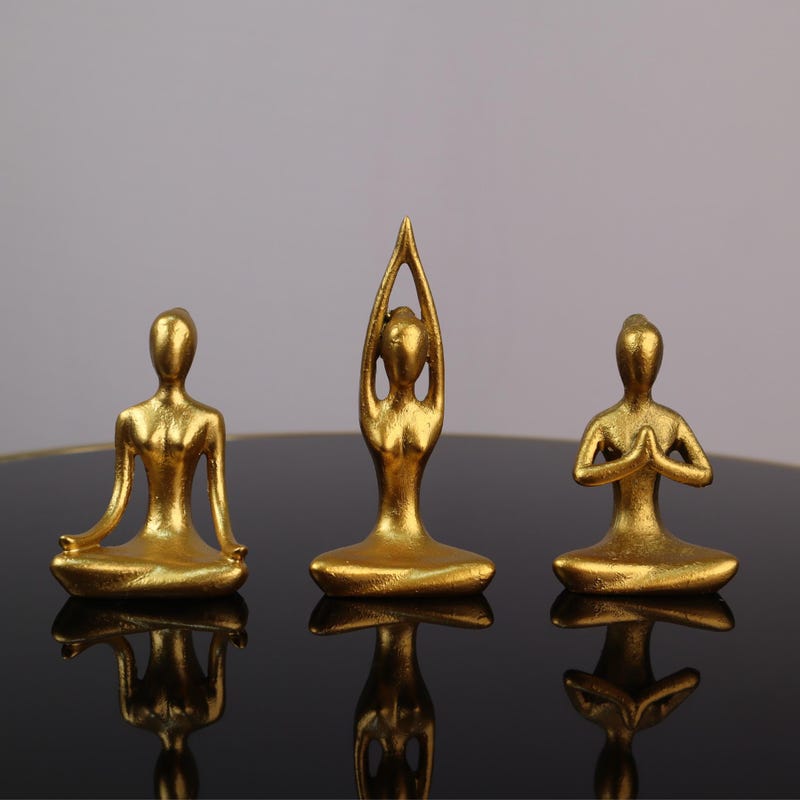 Yoga Pose Statues - Etsy