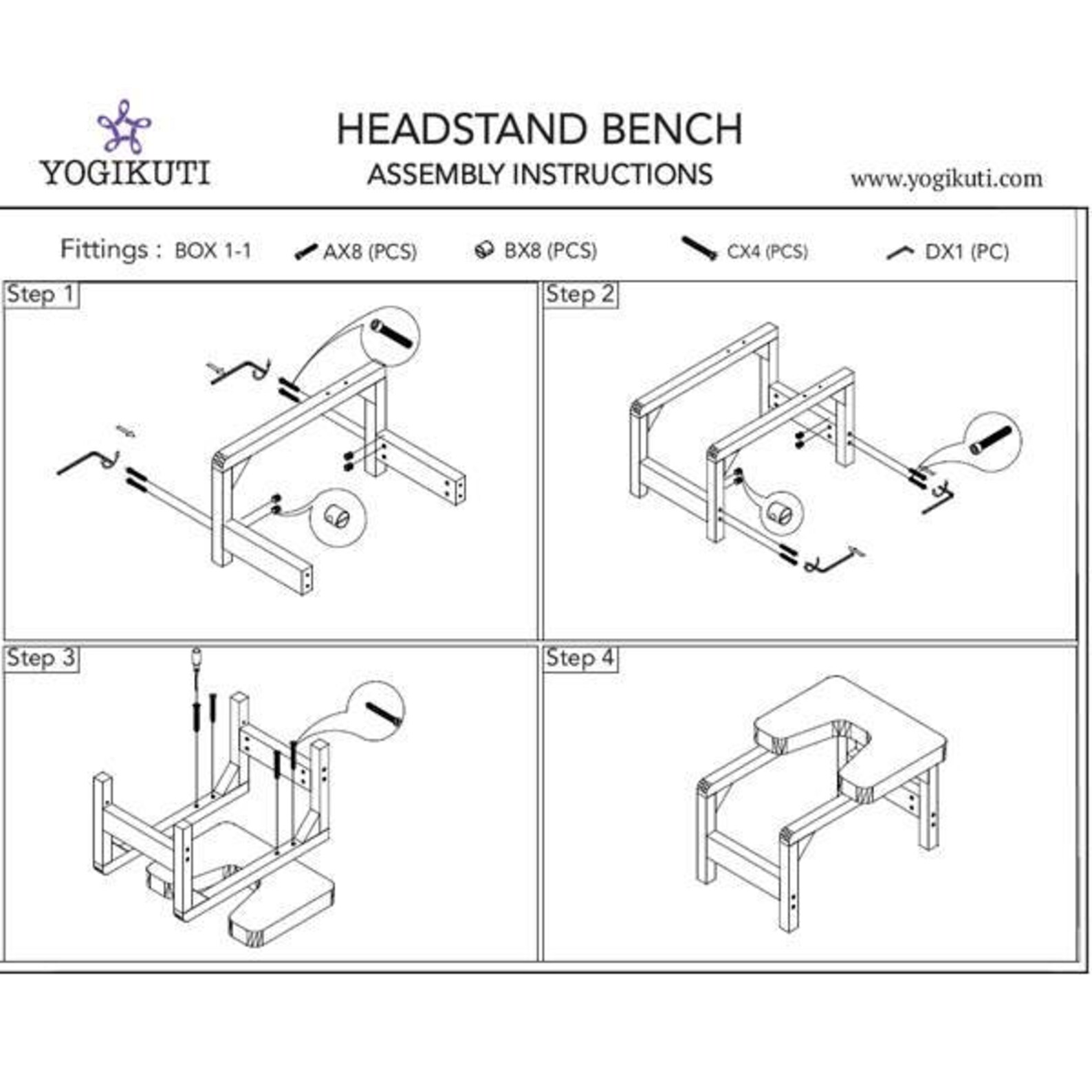 Yoga Headstand Stool/bench. Inversion Bench. Shirsasana Bench. - Etsy