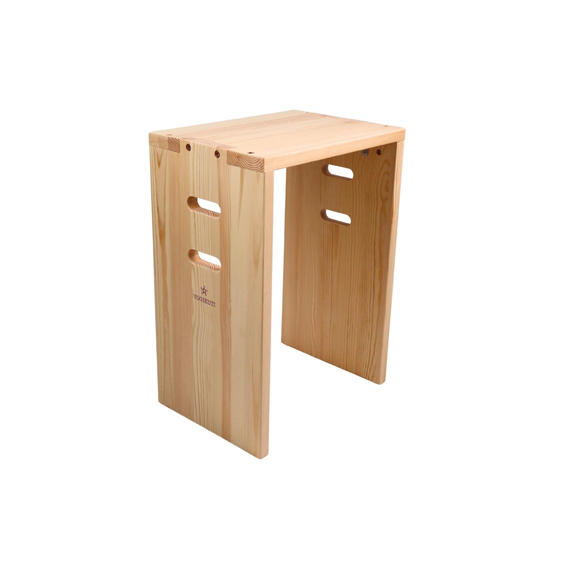 Iyengar Yoga Halasana Box- A: Wooden Yoga Bench, Support for Plough ...