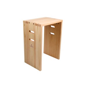 Iyengar Yoga Halasana Box- A: Wooden Yoga Bench, Support for Plough ...