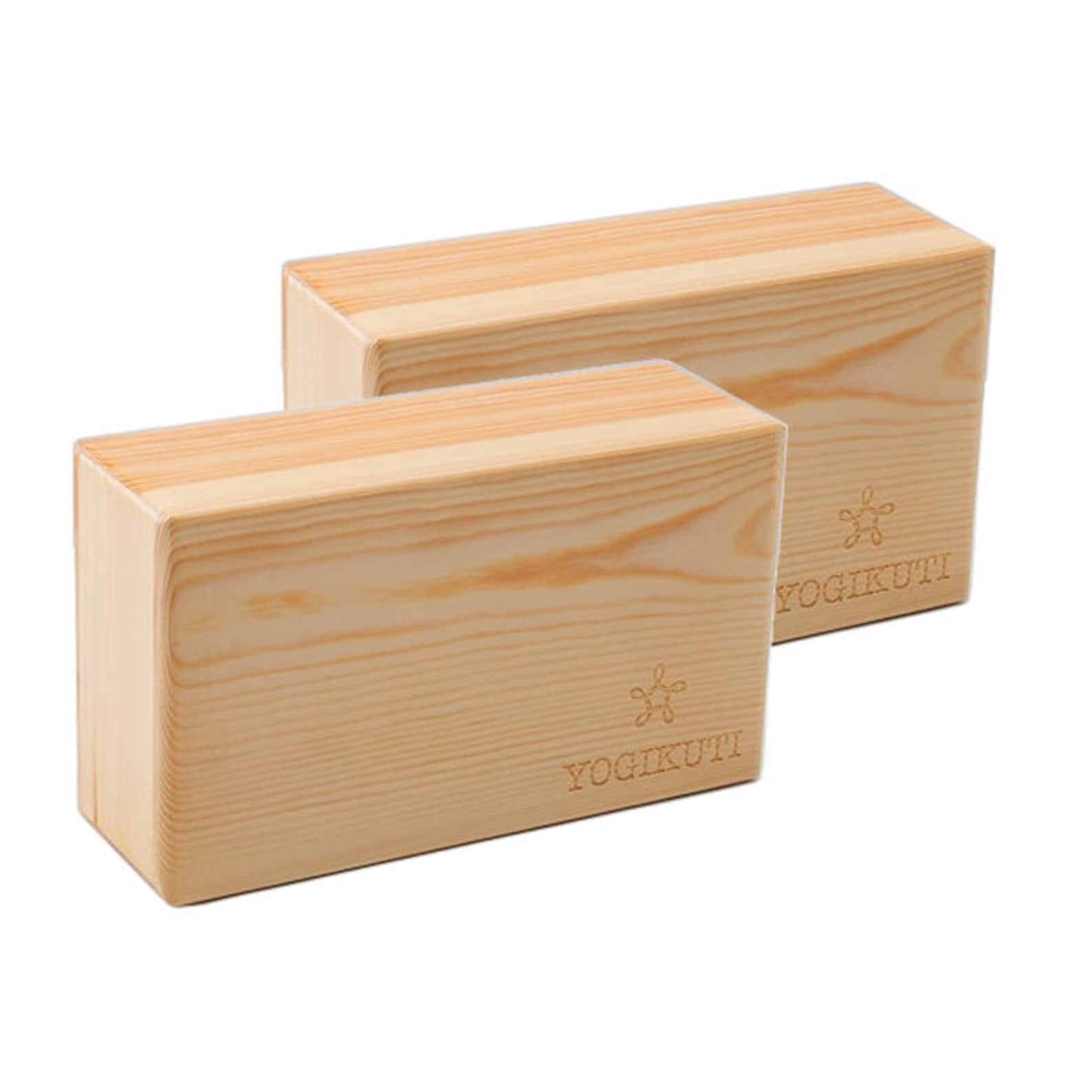 Light Pine Wooden Yoga Blockset of 2pc Yoga Brick Yoga - Etsy