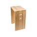 Iyengar Yoga Halasana Box- A: Wooden Yoga Bench, Support for Plough ...
