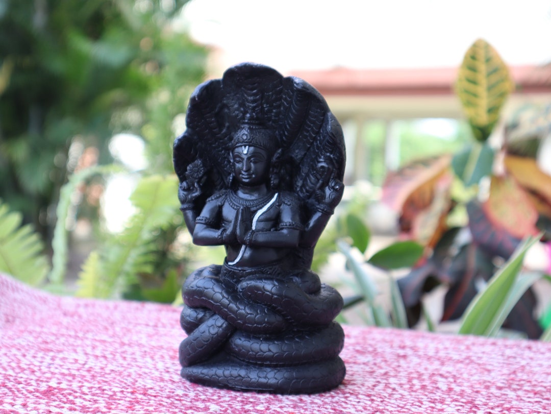 Patanjali Gold/black Color Statue, Lord Patanjali, Patanjali Shrine ...