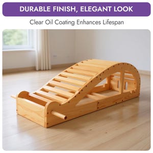 Yogikuti Viparit Dandasan Bench: Wooden Backbender, Yoga Bench, Back ...