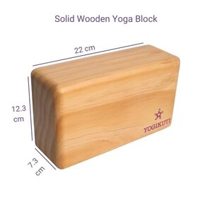 Yogikuti Solid Wooden Yoga Block - Etsy