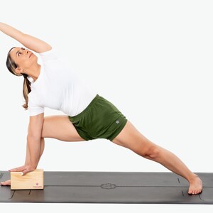 Light Pine Wooden Yoga Block(set of 2pc), Yoga Brick, Yoga Props ...