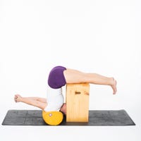 Halasana Bench. Yoga Chair Yoga Bench Halasana Box. Inversion Bench ...