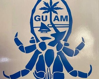 Guam Car Decal Sticker - Etsy
