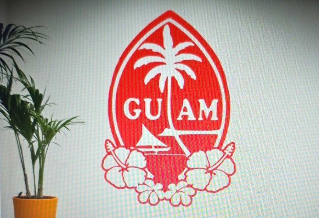 New 5/18/2024 Guam Seal/hibiscus Decals Stickers - Etsy