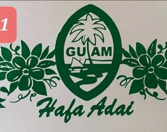 Guam Hafa Adai Sticker - Etsy