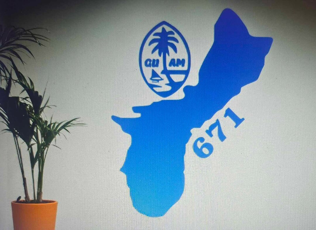 New Guam Seal Map 671 Decal Vinyl Sticker 5/7/2024 - Etsy