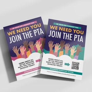 PTA Poster PTA Flyer Classroom Printable Handout Flyer School and ...