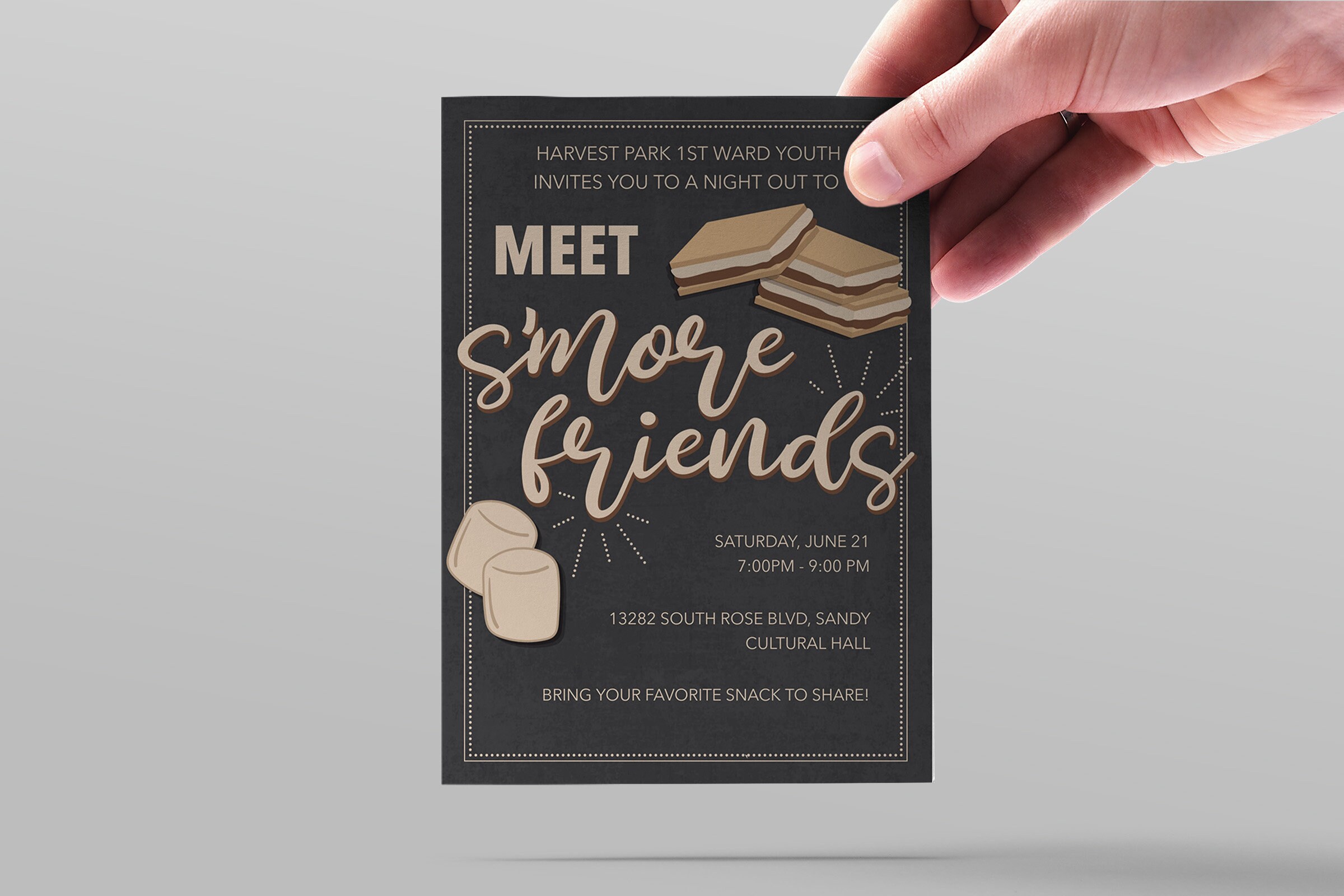 Smores Menu Template, S'mores Activity, Smores, Activity, Youth, Relief ...