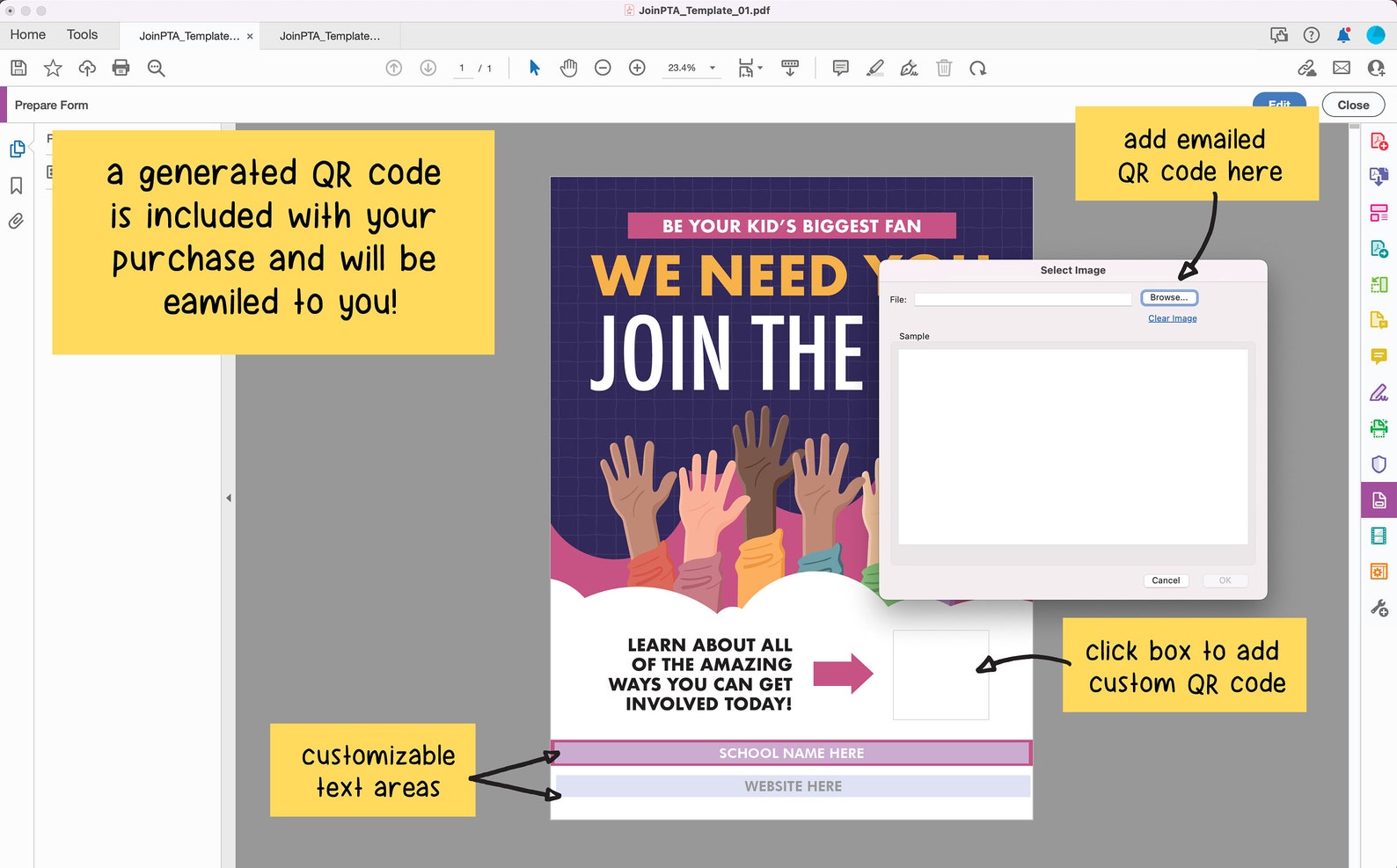 PTA Poster PTA Flyer Classroom Printable Handout Flyer - Etsy