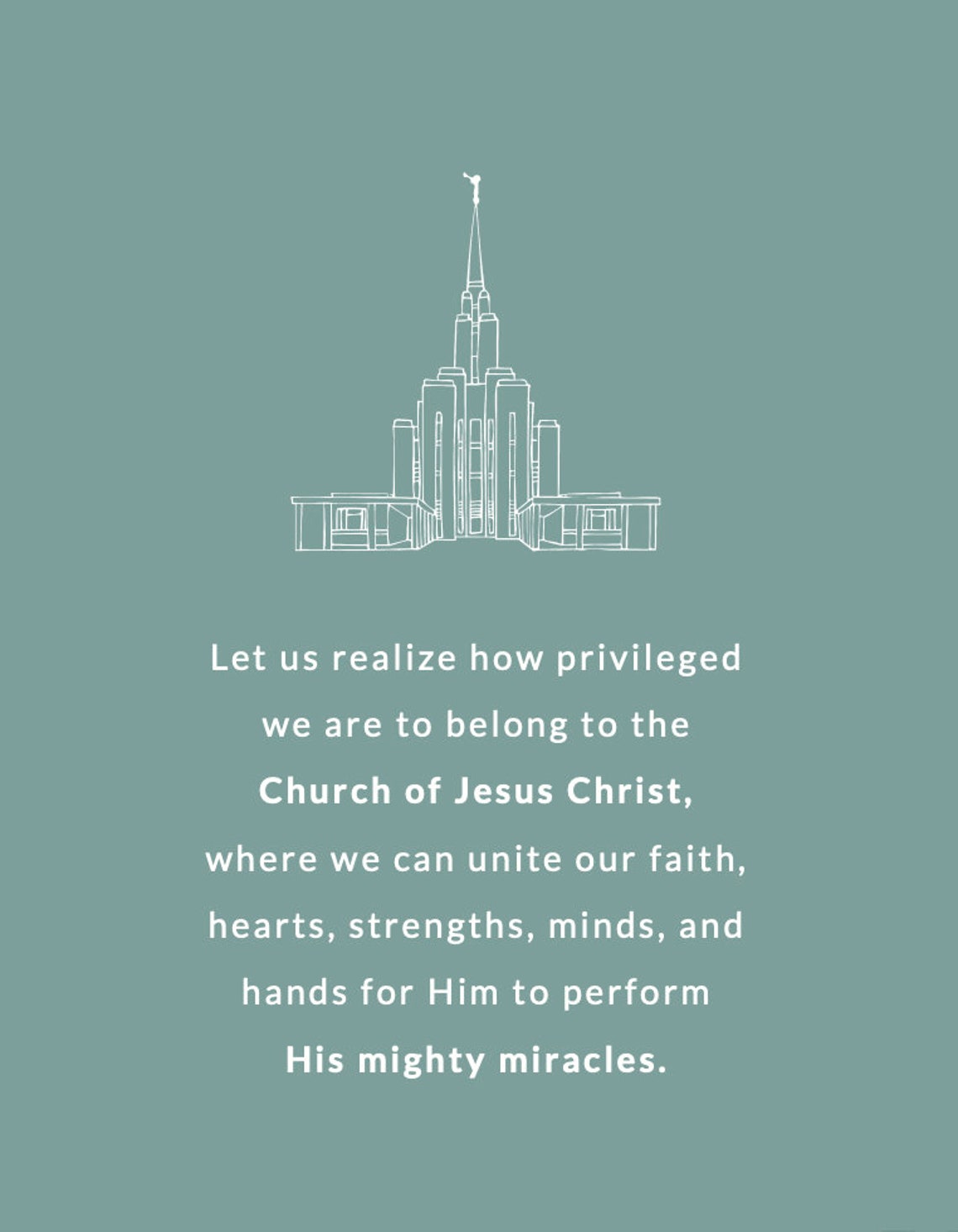 LDS General Conference Quotes, Printable, PDF 8.5x11 Printable, Relief ...