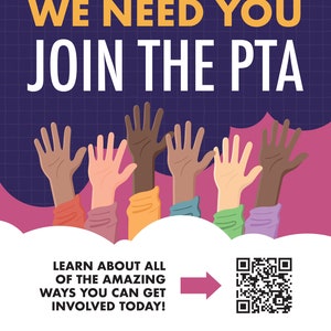 PTA Poster PTA Flyer Classroom Printable Handout Flyer School and ...