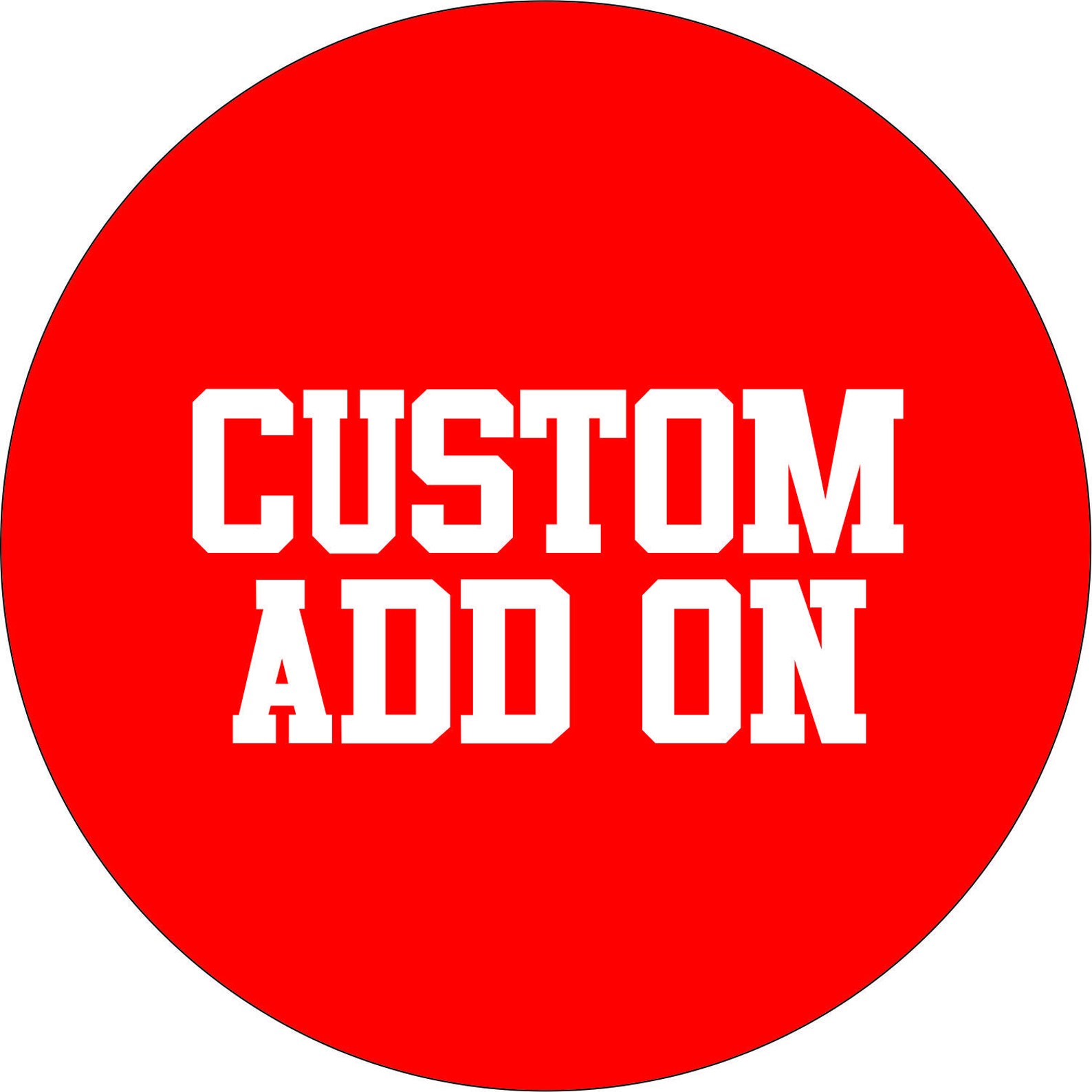 Custom designs add ons | Etsy