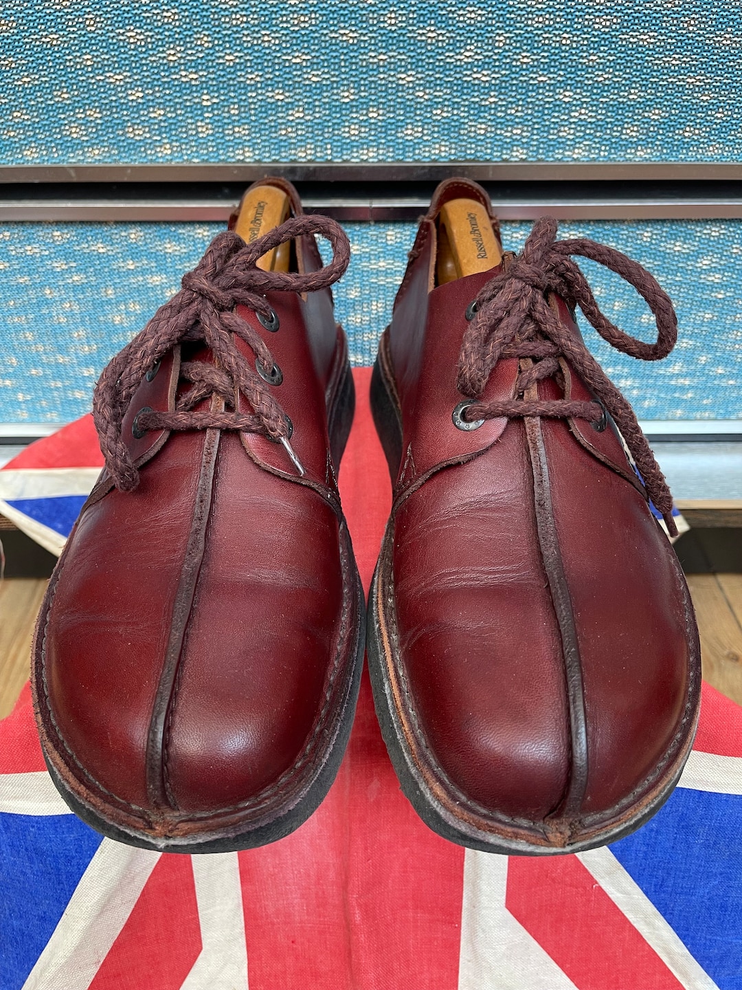 Vintage Late 1970s Early 80’s St Michael Oxblood Leather Moccasin ...
