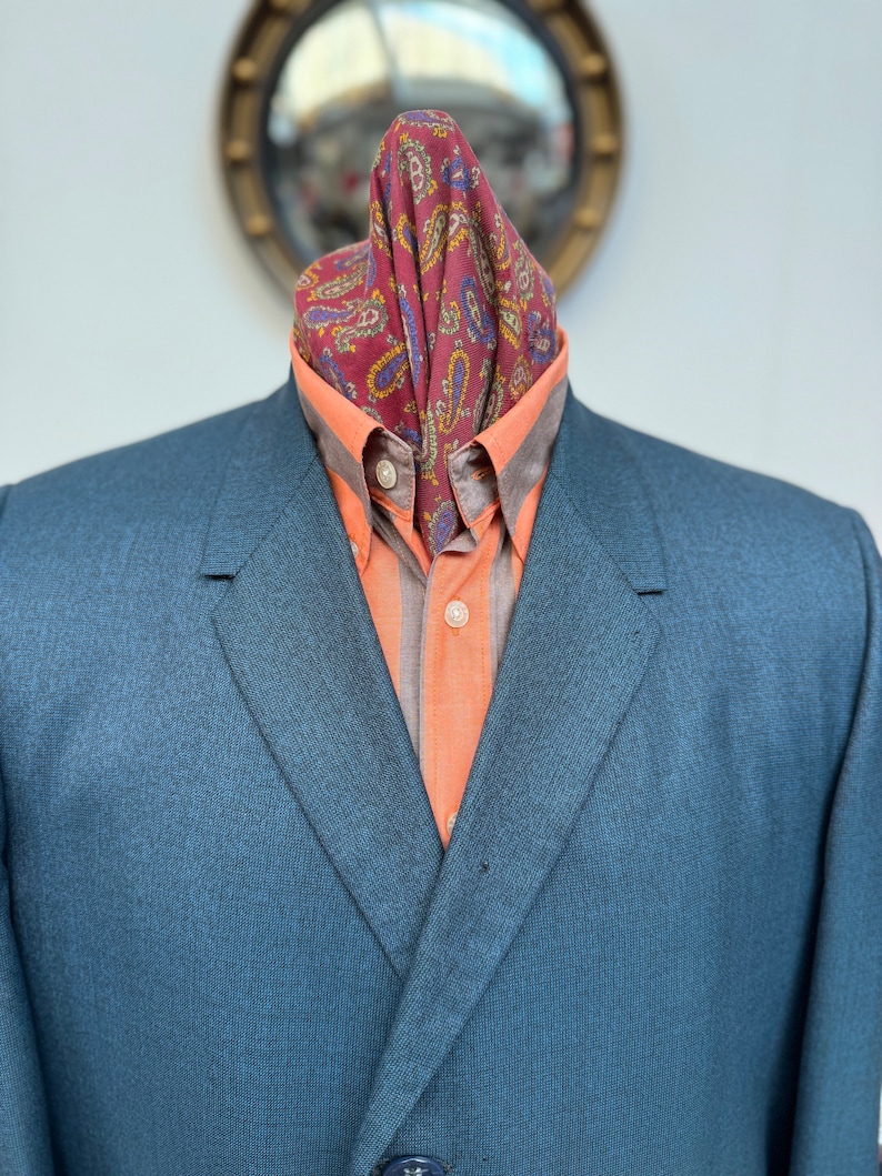 Vintage 1960s 60’s Gents Mohair Wool Kuppenheimer 3 Button Mod Crombie ...