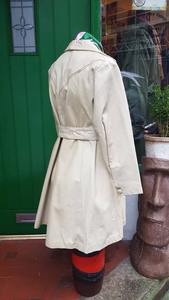 Vintage 1950s 60s Pin up Ivory Belted Hour Glass Leather - Etsy