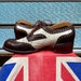 Amazing Vintage 1970s Antonio Fluxa Slight Platform Town White Leather ...