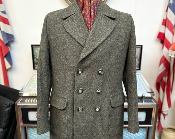 Stylish Vintage Late 1960s Early 70s Psyche Dandy Mod Era Dhobi Wool ...