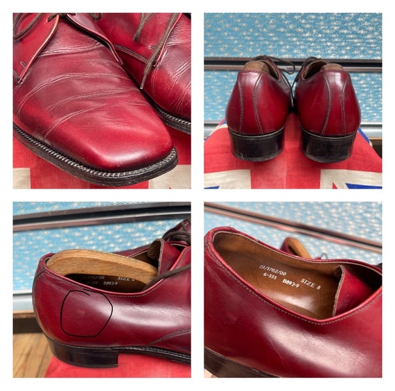 Beautiful Vintage 1960s Saxone cherry red/ox blood Ep… - Gem