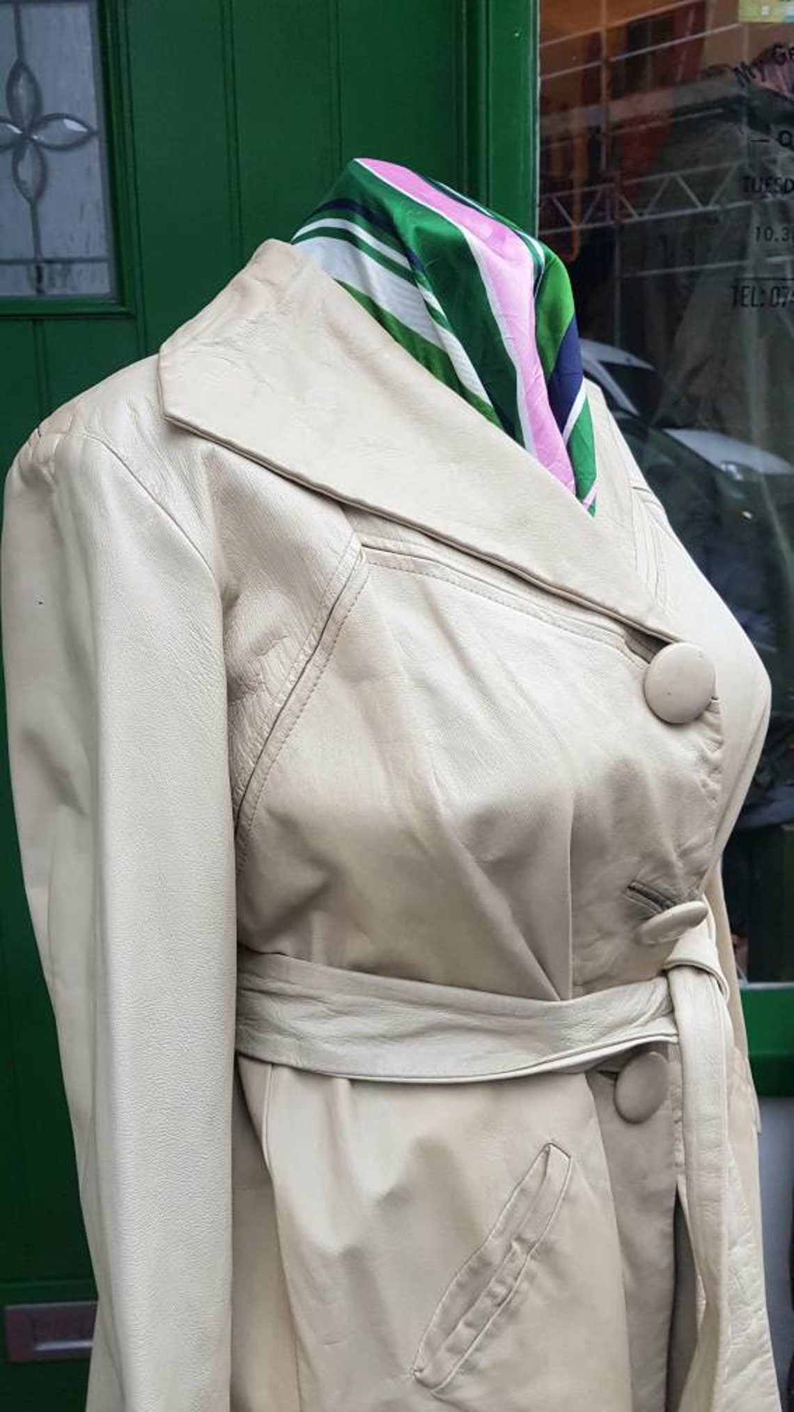 Vintage 1950s 60s Pin up Ivory Belted Hour Glass Leather - Etsy