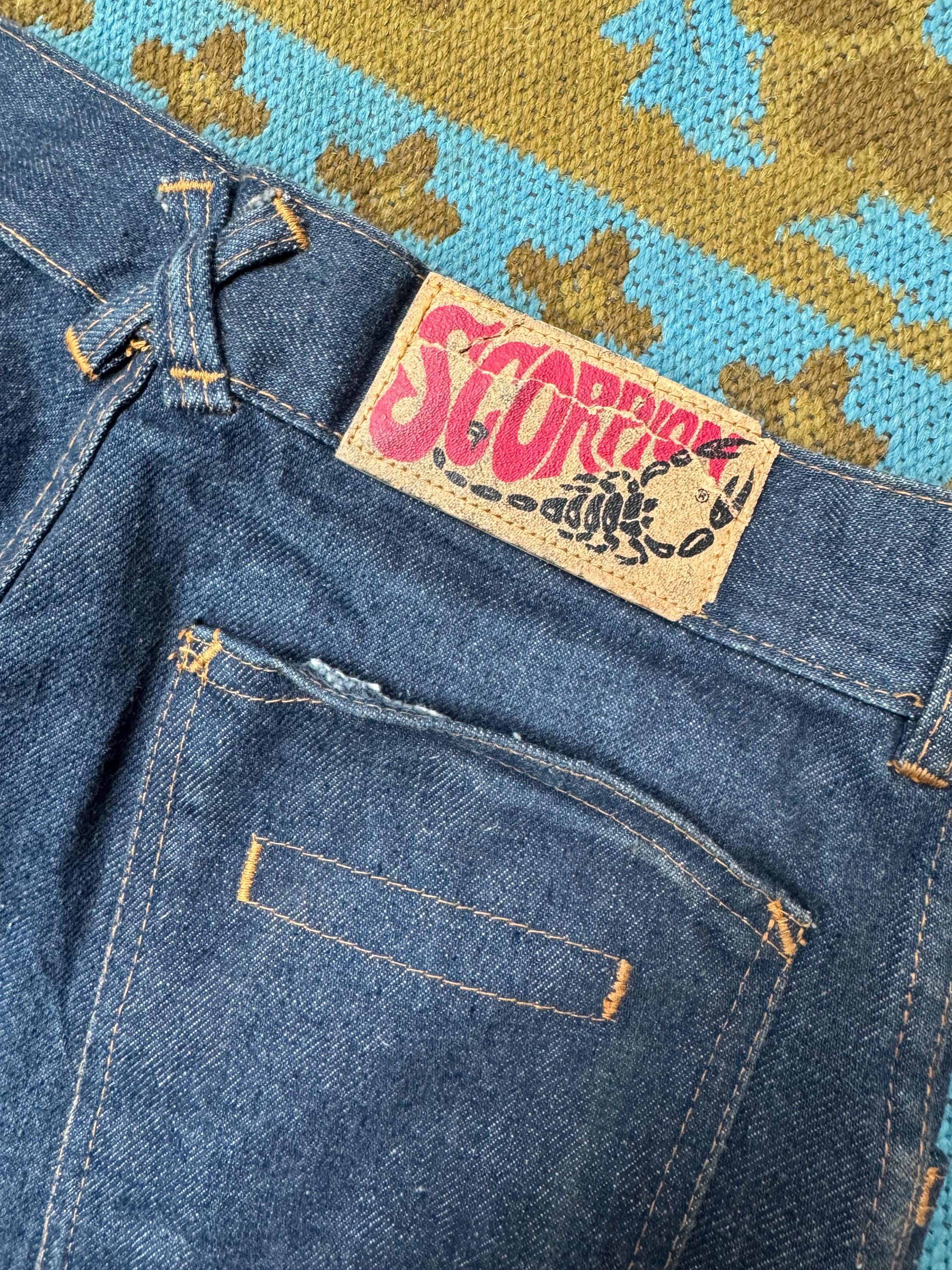 Very RARE Original Vintage Early 1970s Dated 1983 Scorpion Dark Blue ...