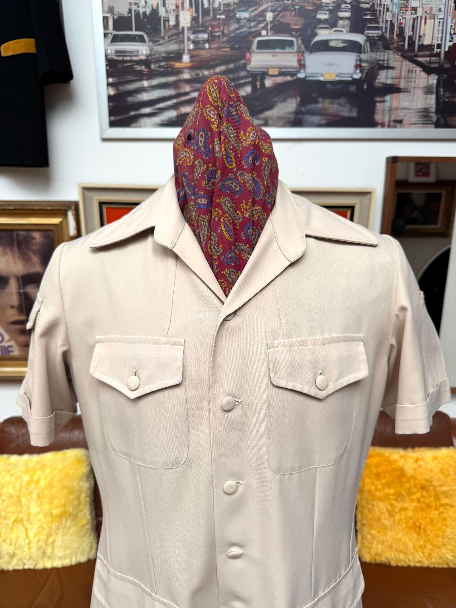 Stylish Vintage 1970s Sartorial Dandy Fit and Flare Safari Leisure ...