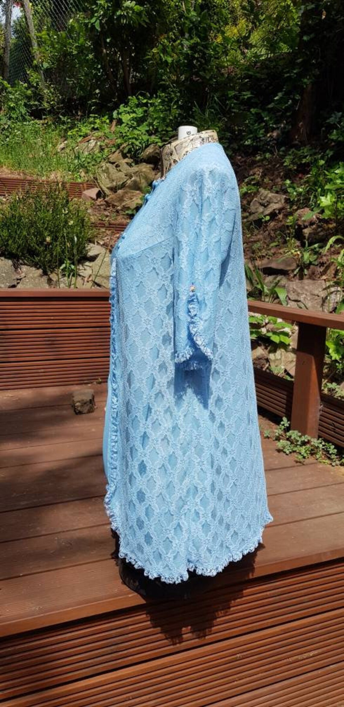 Vintage 1960s 60's Pippa Dee Double Layered Chemise Baby Blue Saucy 4 ...