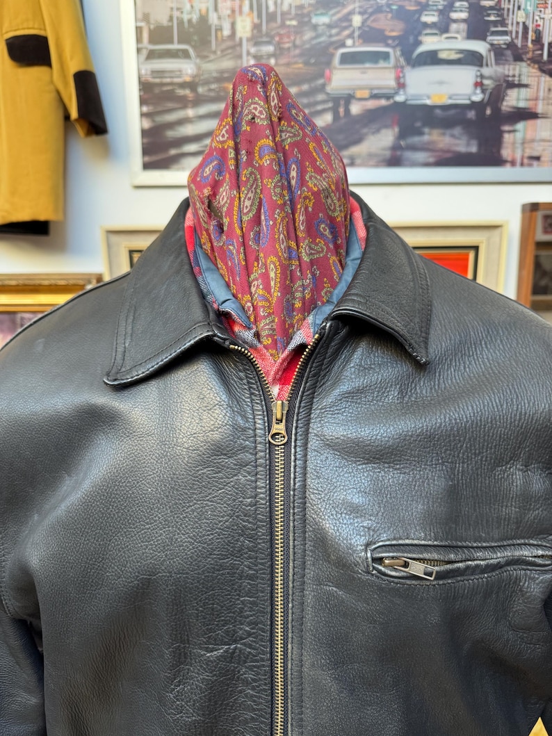 Vintage Original Early 1980s Made 50’s Style Rockabilly Zipped Biker ...