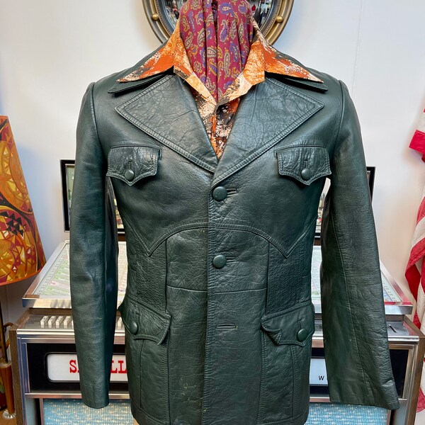 Lewis Leather Jacket - Etsy UK