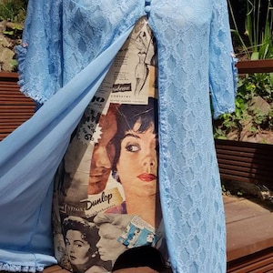 Vintage 1960s 60's Pippa Dee Double Layered Chemise Baby Blue Saucy 4 ...