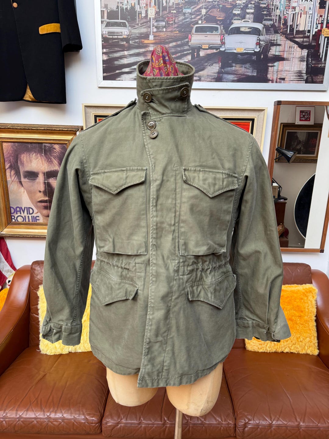 Vintage Modern Replica US Army Olive Green Original M51 Field Combat ...