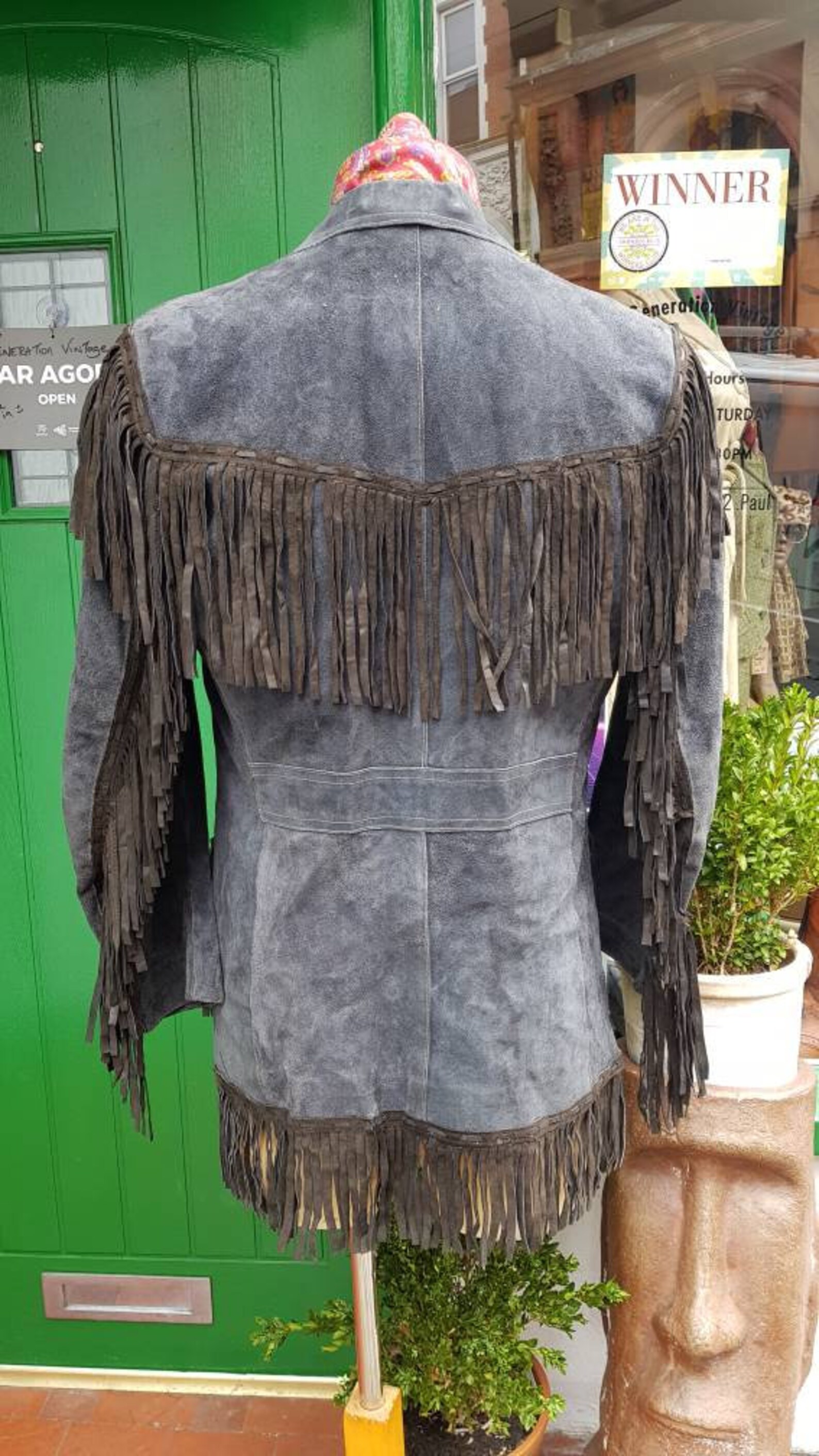 Vintage 1960s 60's 70's Leather Suede Fully Fringed | Etsy