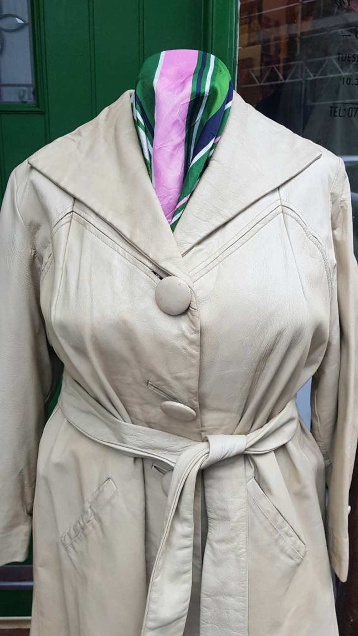 Vintage 1950s 60s Pin up Ivory Belted Hour Glass Leather - Etsy