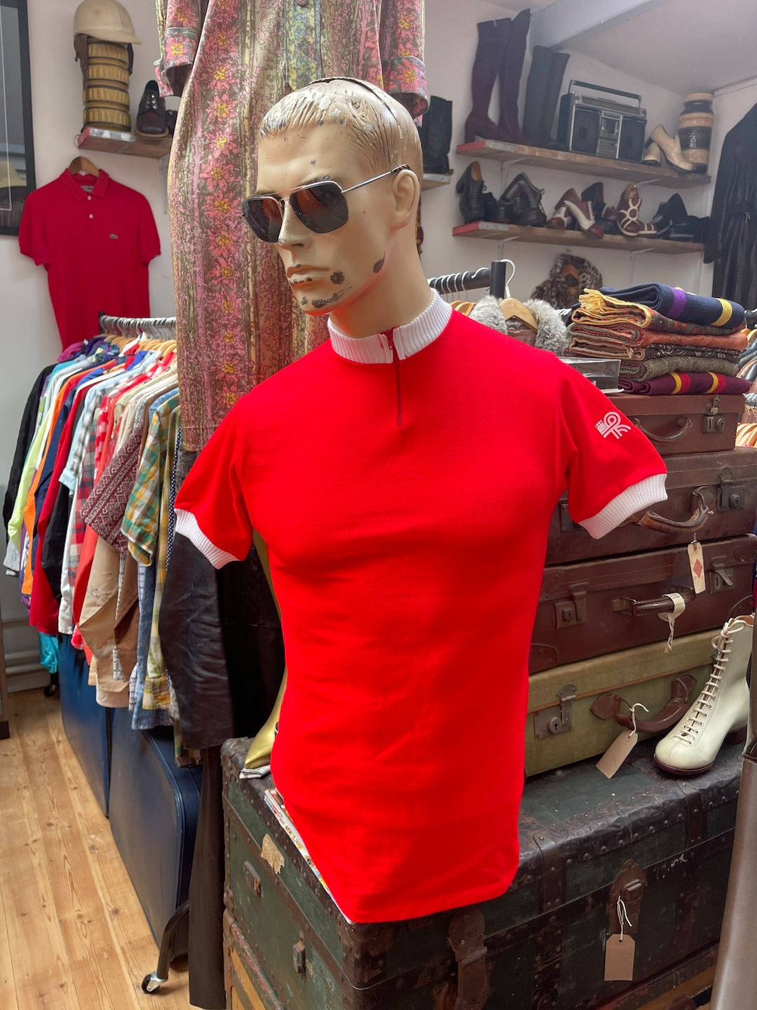 Vintage 1960s 70’s French Made Kopa Heurtefeu Sports Striking Red ...