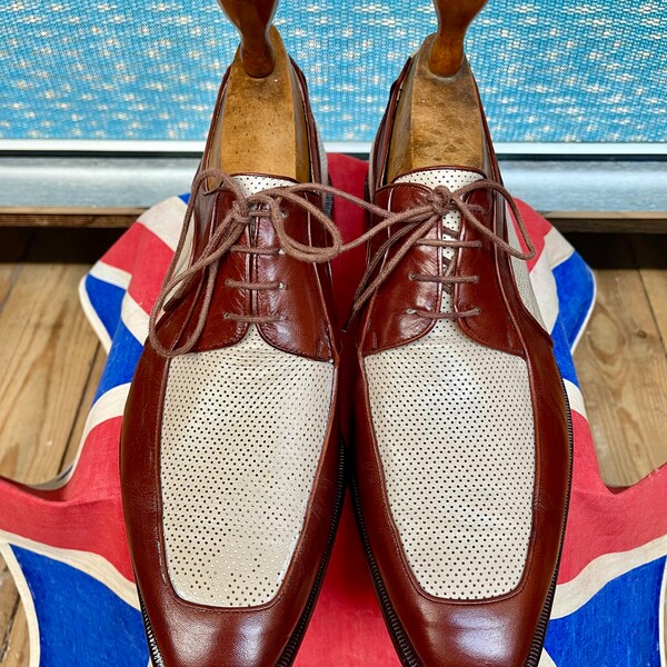 Spectator Shoes - Etsy UK