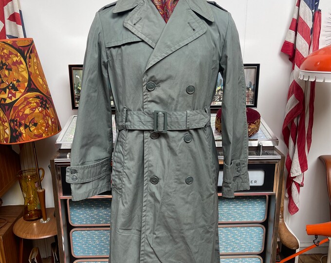 Vintage Army Military Cotton and Nylon Quarpel Army Green 274 ...