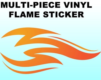 Hot Rod Flames Vinyl Decal - Etsy