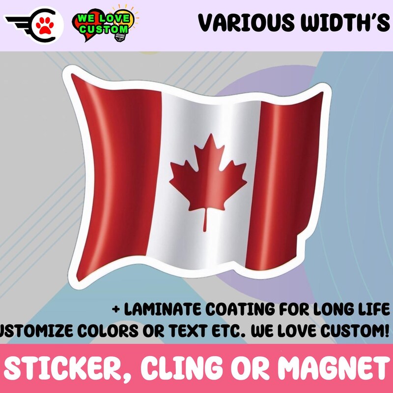 Canadian Flag - Etsy