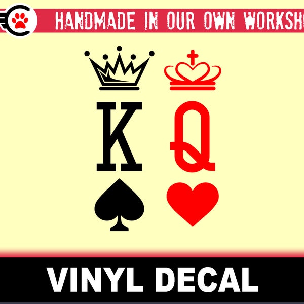 Queen of Spades Car Decal - Etsy