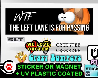 Left Lane Sticker - Etsy