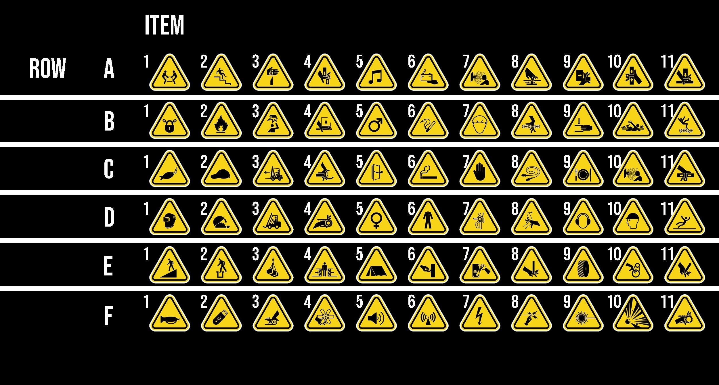 Alert Symbols Choose Your Style and Icon Bumper Sticker or - Etsy